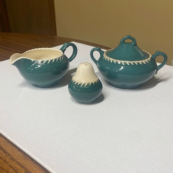 Harker Pottery | Kitchen | Harkerware Pottery Corinthian Teal Green ...